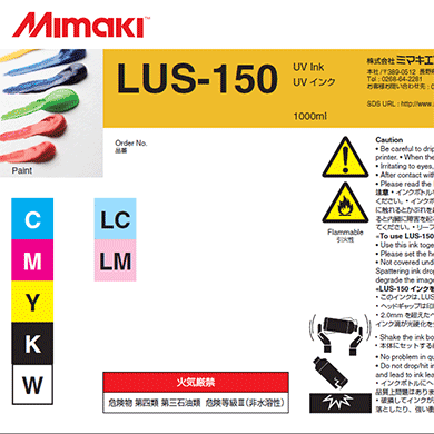 Mimaki LUS-150 UV Ink – Digitally Driven, LLC